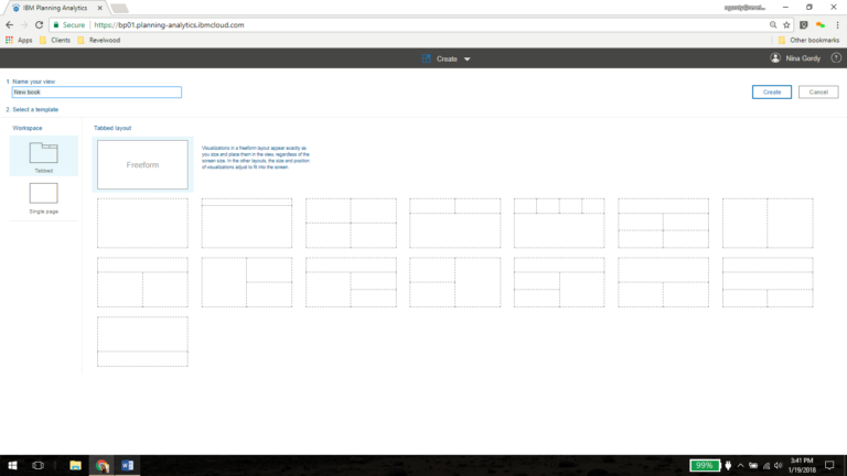 Tips And Tricks Creating A Simple Dashboard In Ibm Planning Analytics