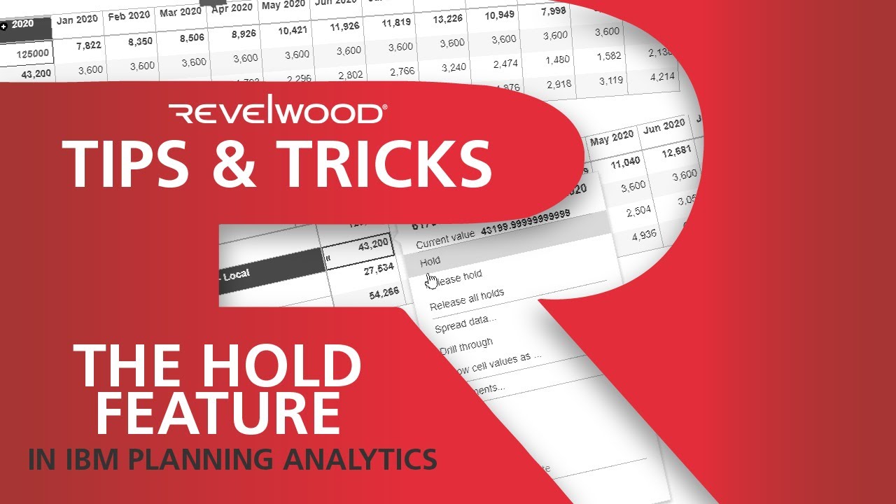 Ibm Planning Analytics Tips And Tricks Video The Hold Feature