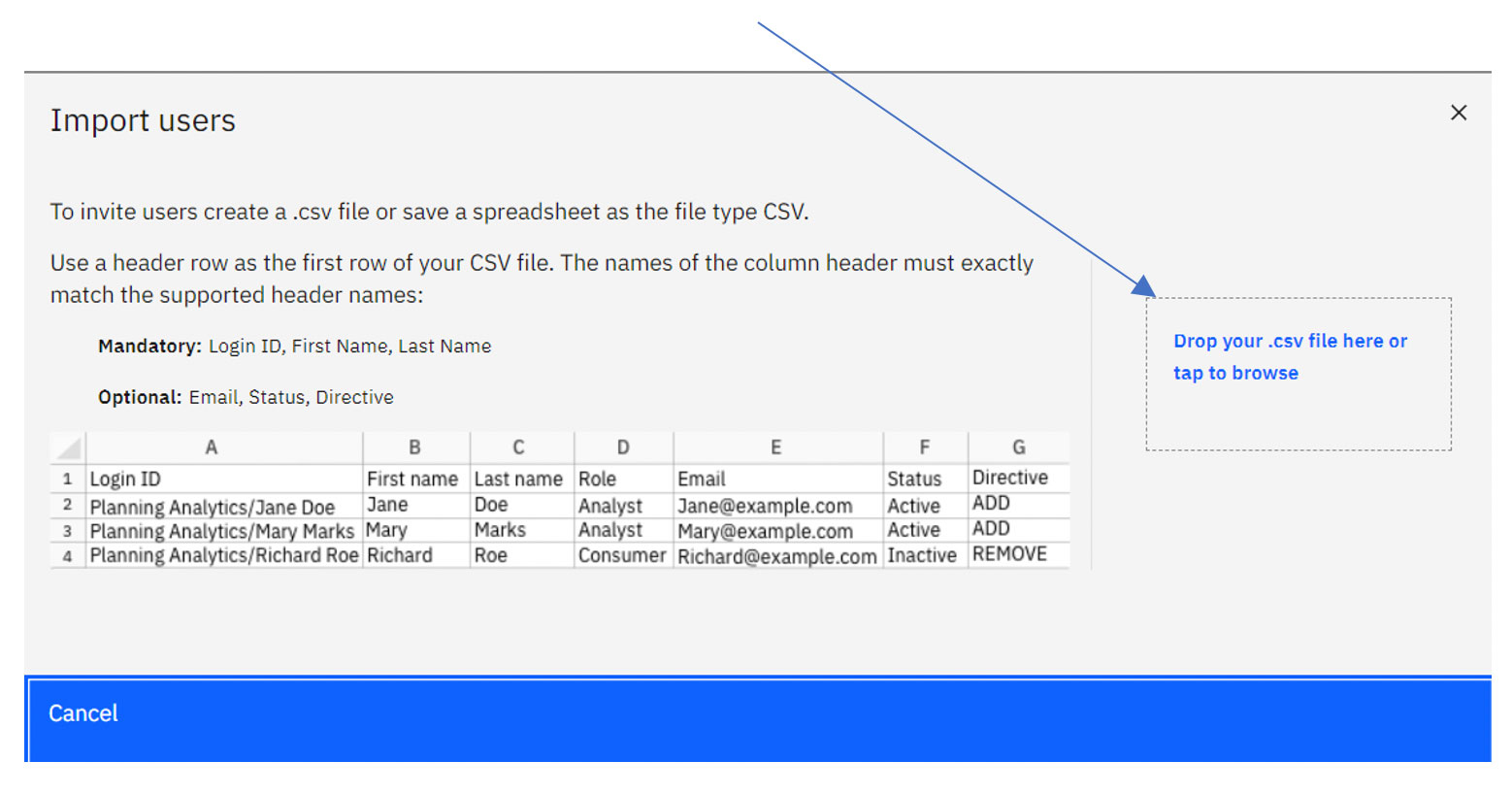 Ibm Planning Analytics Tips Add A User In Planning Analytics Workspace
