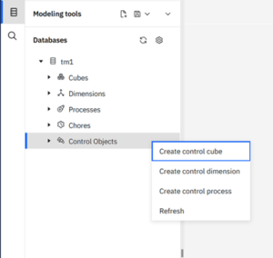 IBM Planning Analytics Tips & Tricks: Creating Control Objects