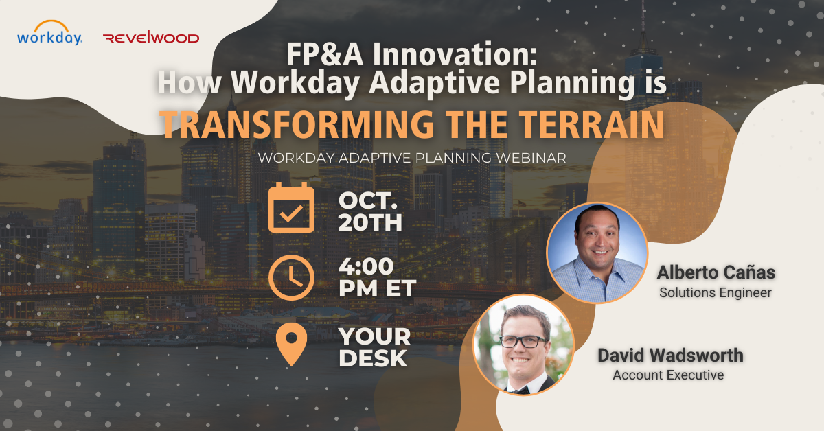 Workday Adaptive Planning Demo Webinar - 10/20/2022