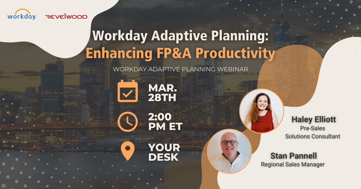 Workday Adaptive Planning Webinar - 1/26/2022