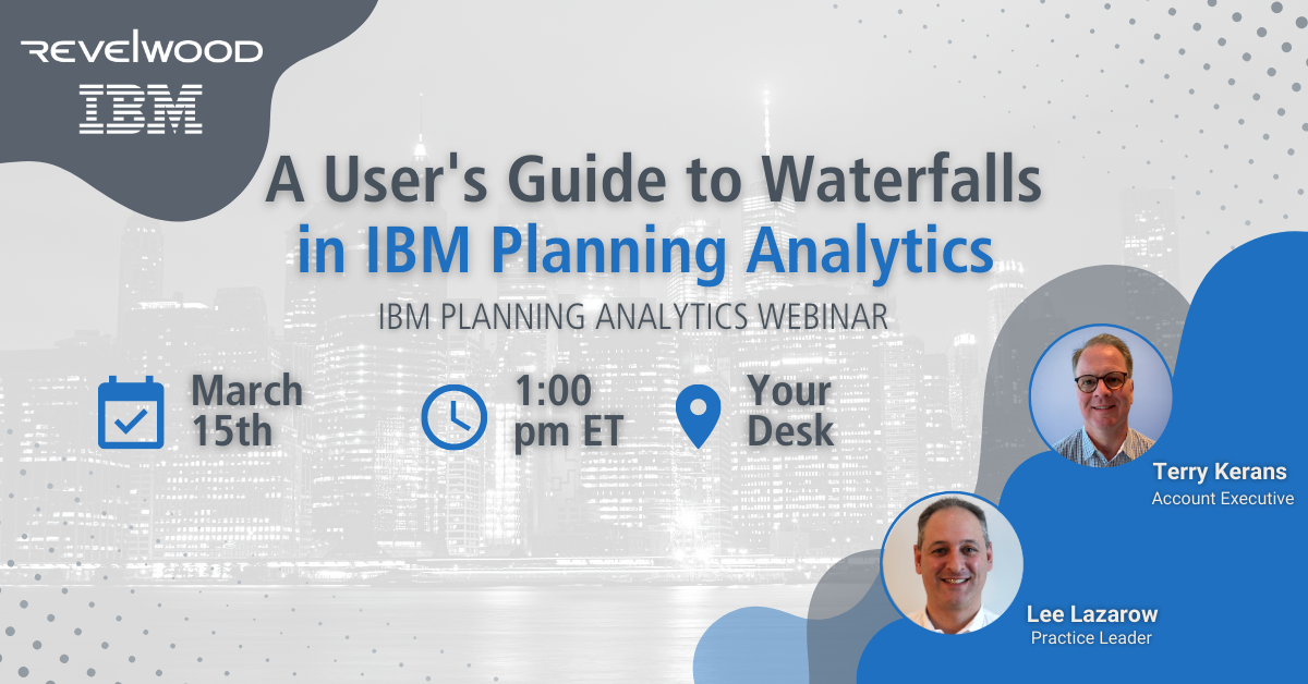 IBM Planning Analytics Webinar - 3/15/2023