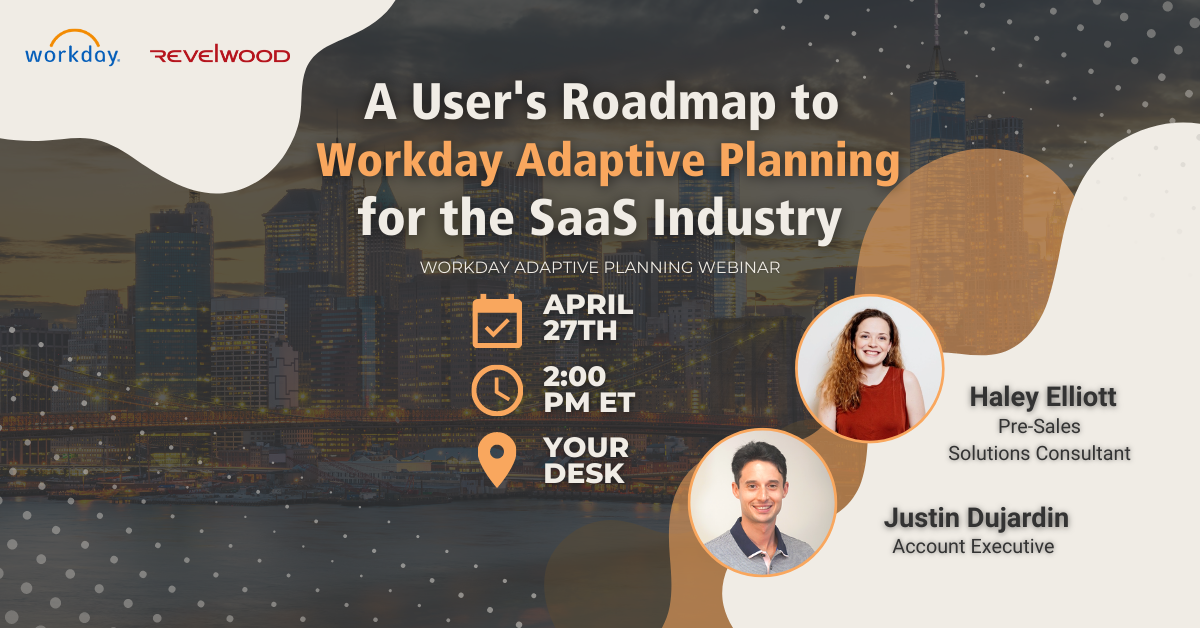 Workday Adaptive Planning Webinar - 4/27/2023