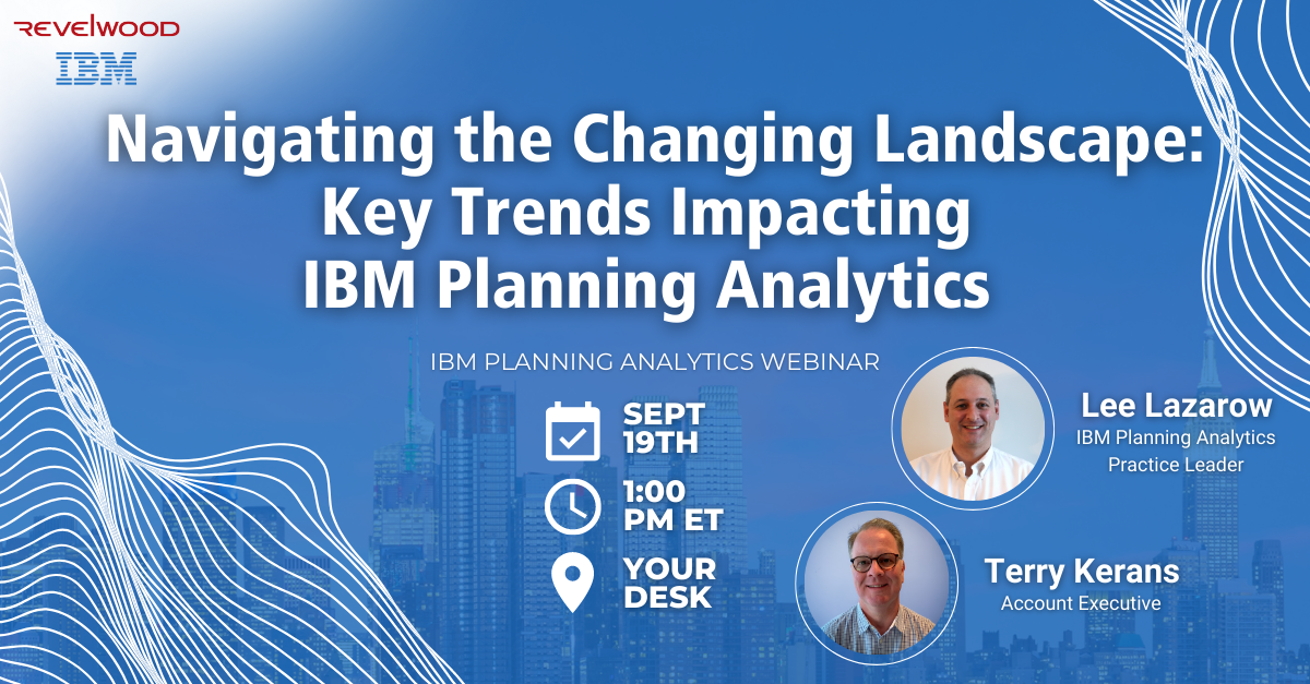 IBM Planning Analytics Webinar - 9/19/2023