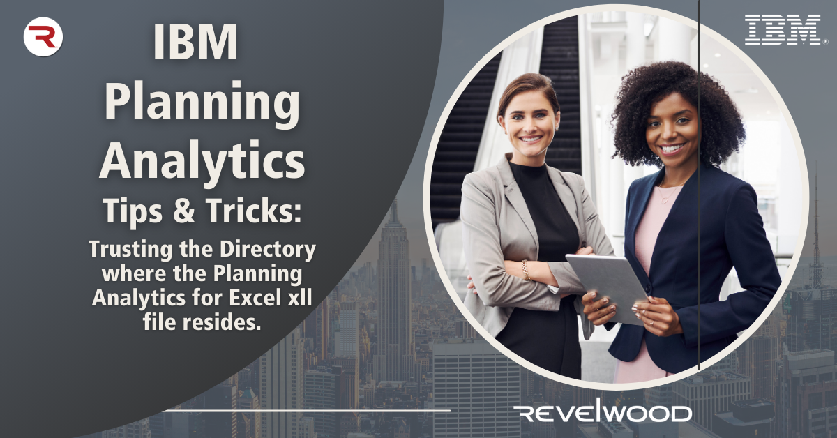 IBM Planning Analytics Tips and Tricks: Trusting the Directory where ...