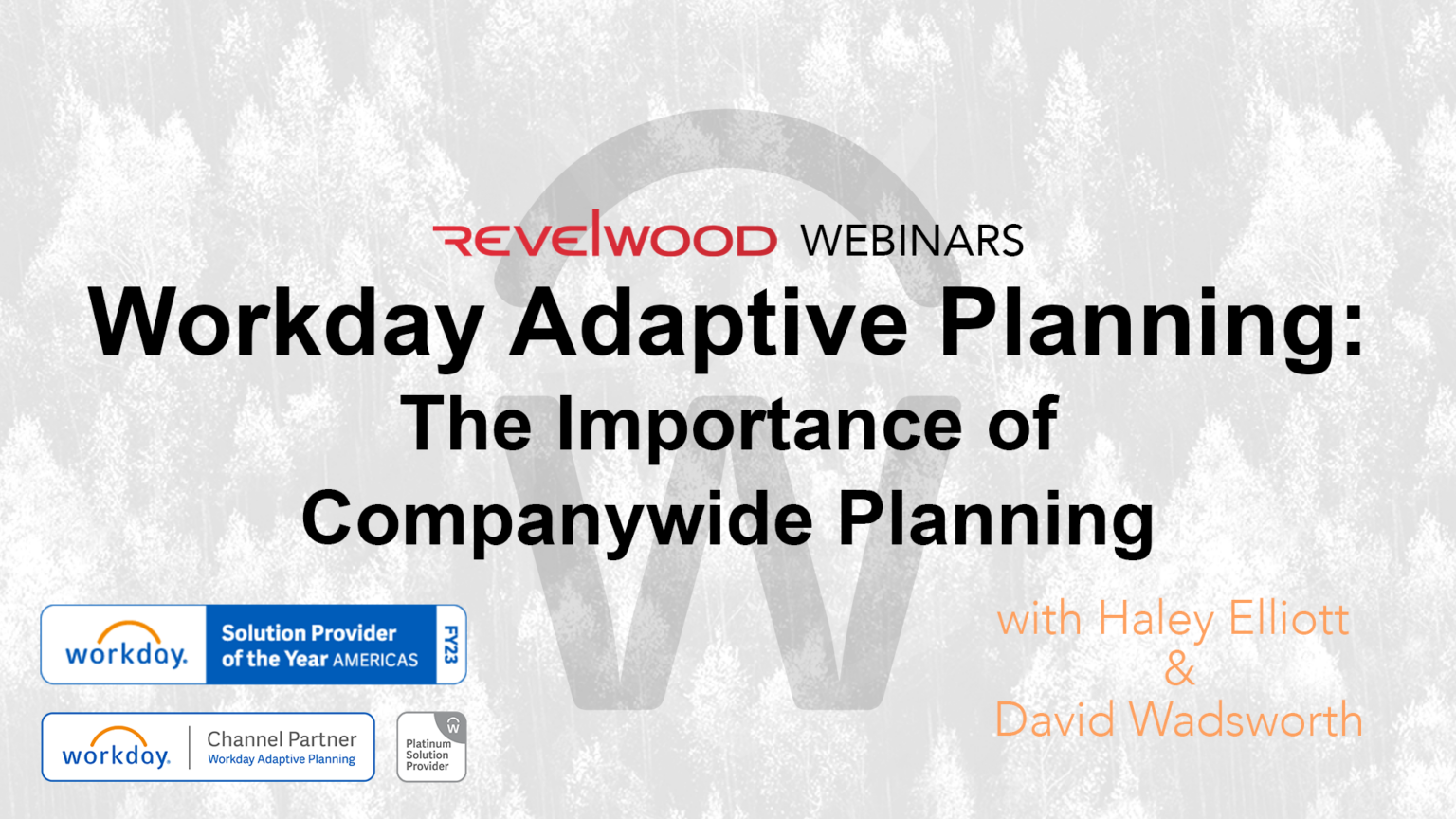 Workday Adaptive Planning: The Importance of Companywide Planning - Revelwood