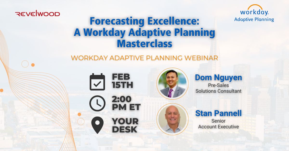 Workday Adaptive Planning Webinar - 2/15/24